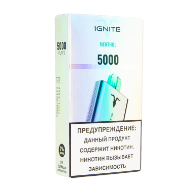 Купить Электронные сигареты IGNITE Menthol V2 (5000 затяжек ...